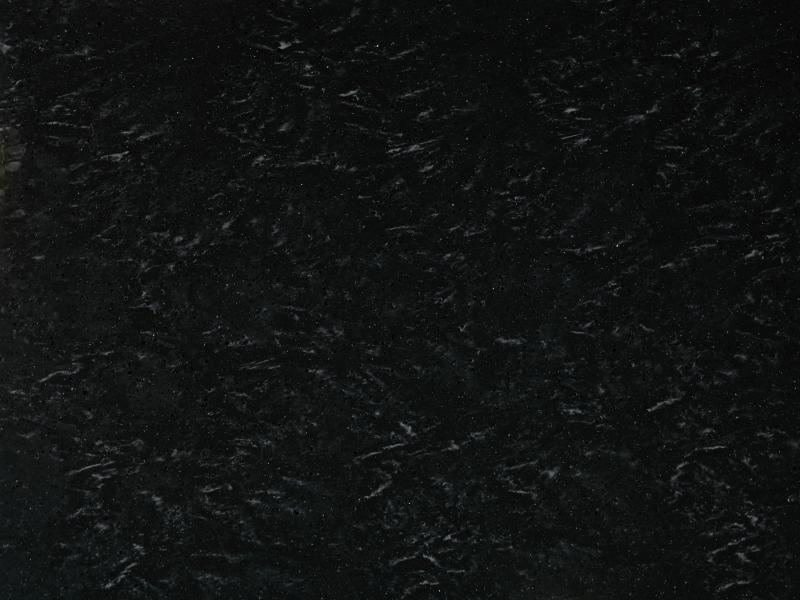 Cascade Black Quartz Worktop - Buy Online | LSD Stone